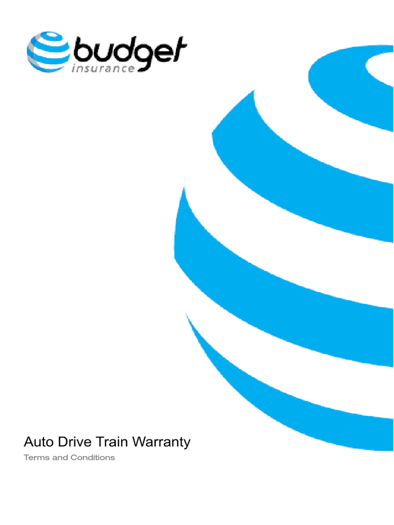 Auto Drive Train Warranty Overview | PDF | Axle | Manual Transmission