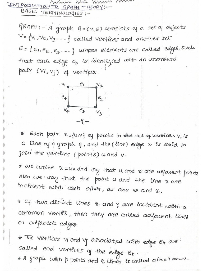 Math Graph Theory | PDF