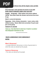 Notes of CH 2 What Is Democracy - Why Democracy - Class 9th Civics ...
