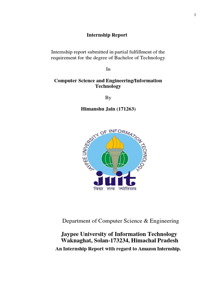 Internship Report by Himanshu Jain | Download Free PDF | Databases | Bootstrap (Front End Framework)
