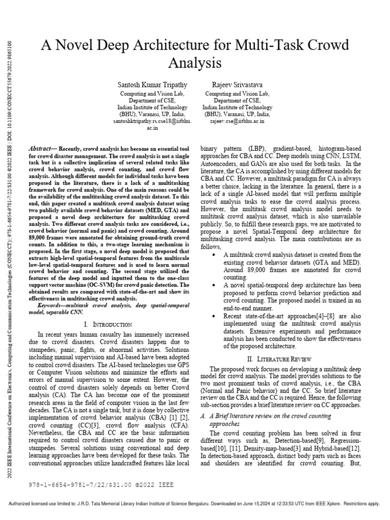 A Novel Deep Architecture For Multi-Task Crowd Analysis | PDF ... A Novel Deep Architecture For Multi-Task Crowd Analysis | PDF ...