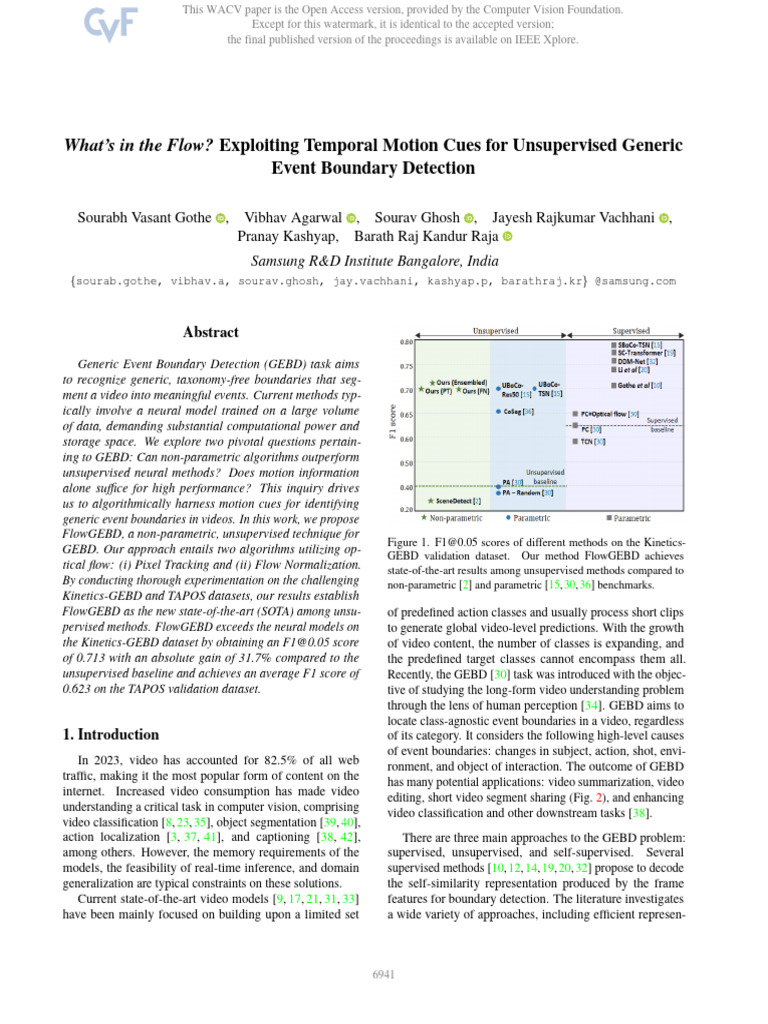 Gothe Whats in The Flow Exploiting Temporal Motion Cues For Unsupervised WACV 2024 Paper | PDF ...