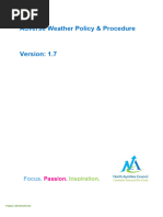 Severe Weather Contingency Plan Template | PDF | Severe Weather | Weather