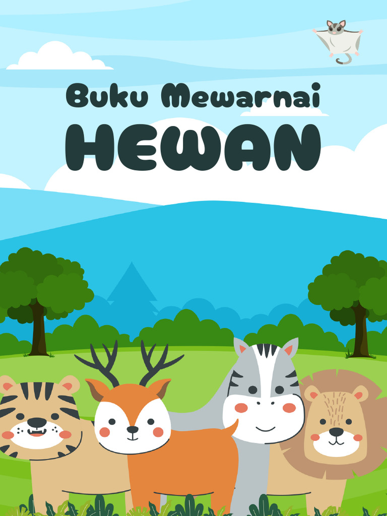 Berwarna Minimalis Buku Mewarnai Hewan | PDF