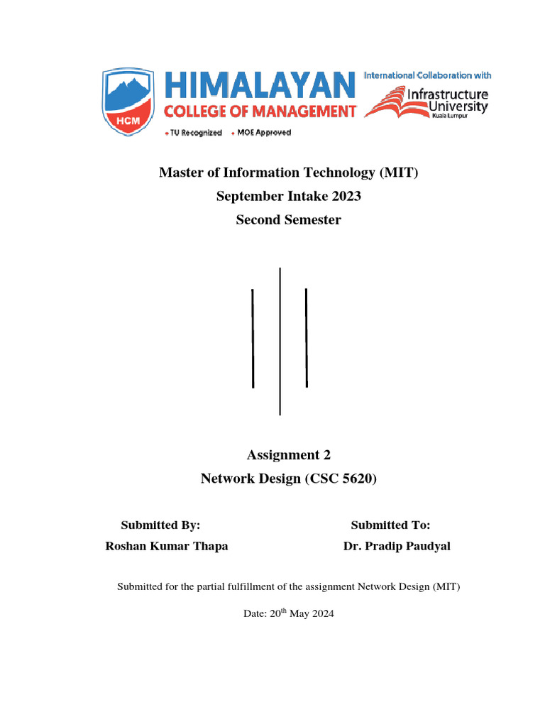 Nd Assignment2 Roshan Kumar Thapa Pdf Routing Computer Network 9981