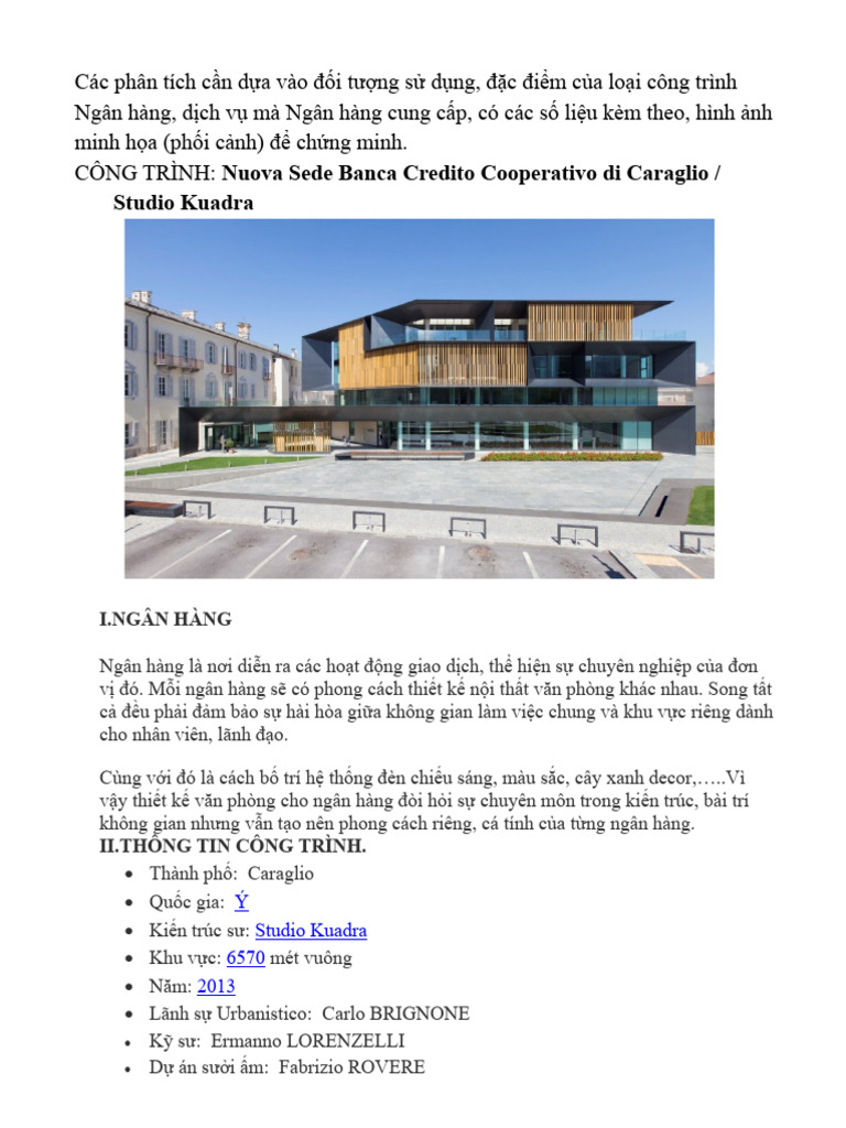 Công Trình Ngân Hàng Công C NG | PDF