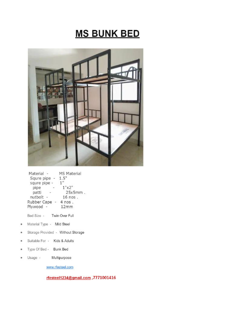 Bunk Bed, PDF Catalogue | PDF