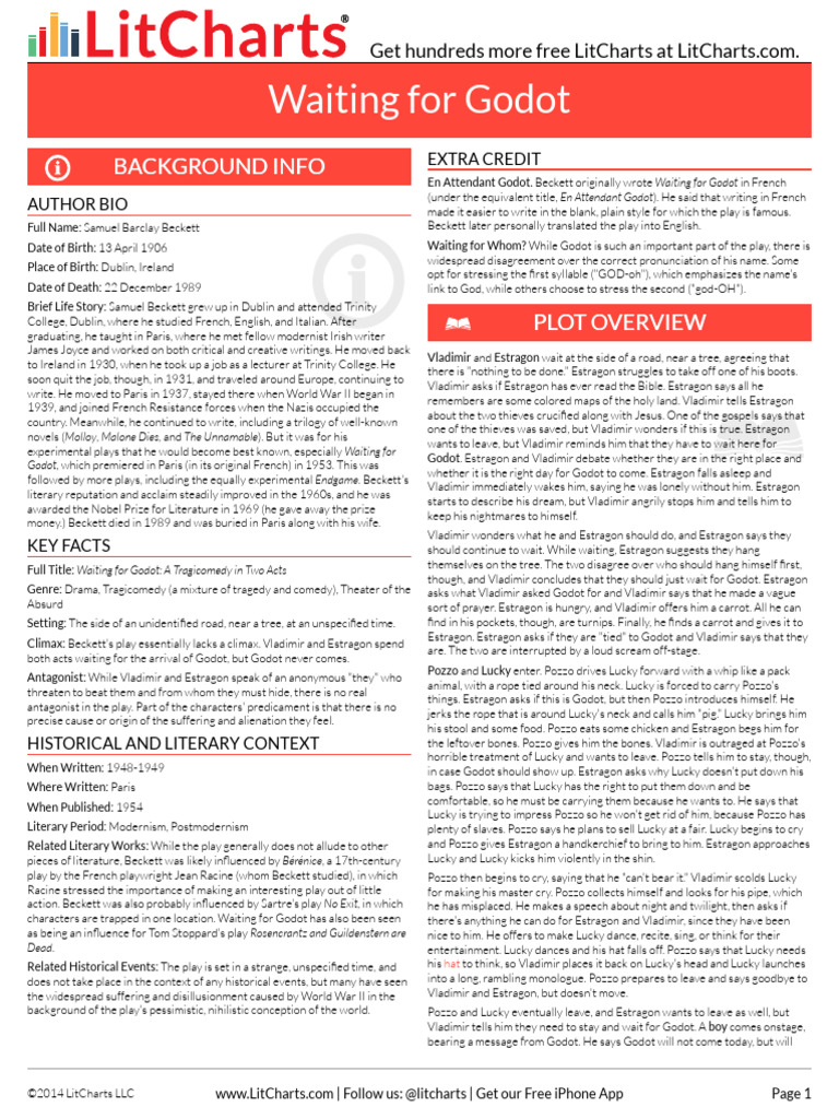 Waiting For Godot | PDF