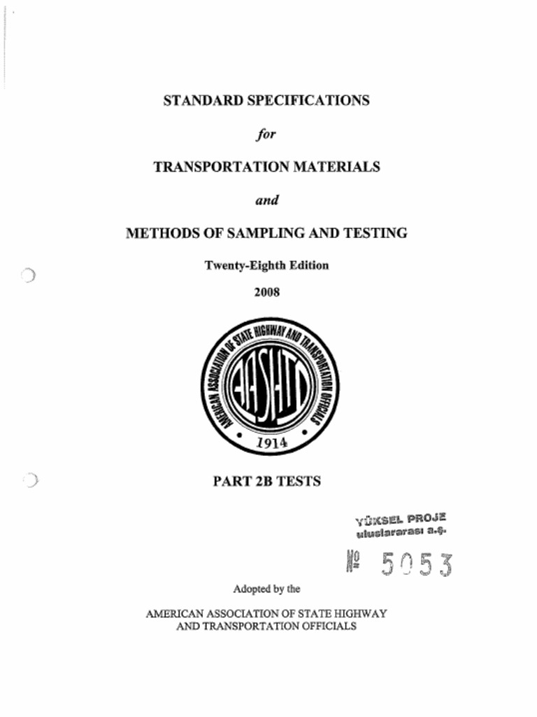Aashto T250 | PDF