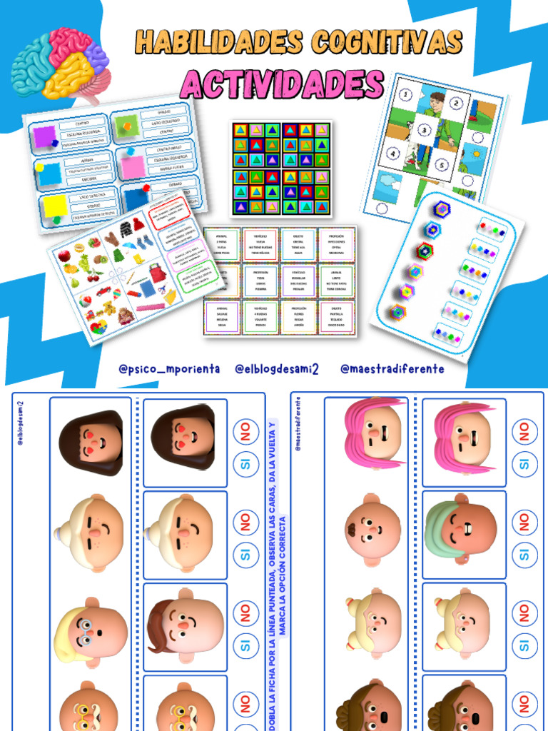 Actividades para Desarrollar Habilidades Cognitivas | PDF | Ciencia ...