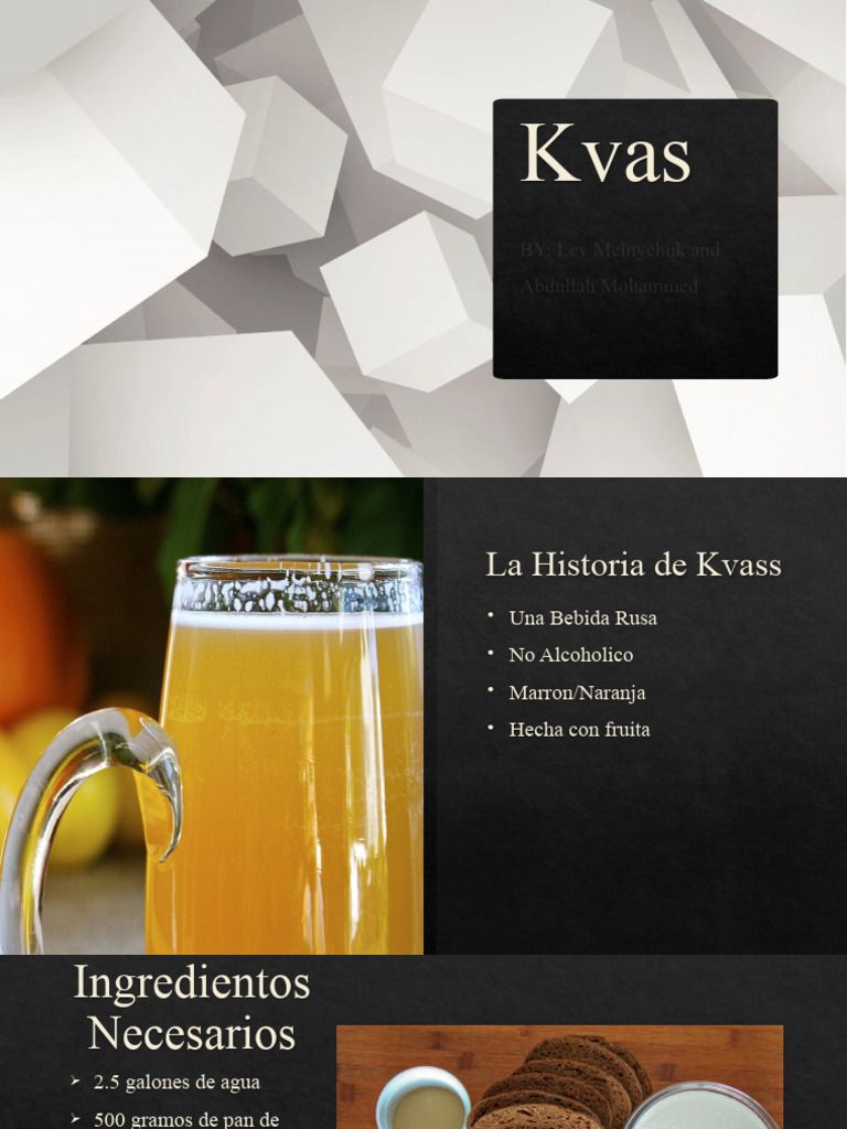 Receta de Kvas: Bebida Rusa Sin Alcohol | PDF