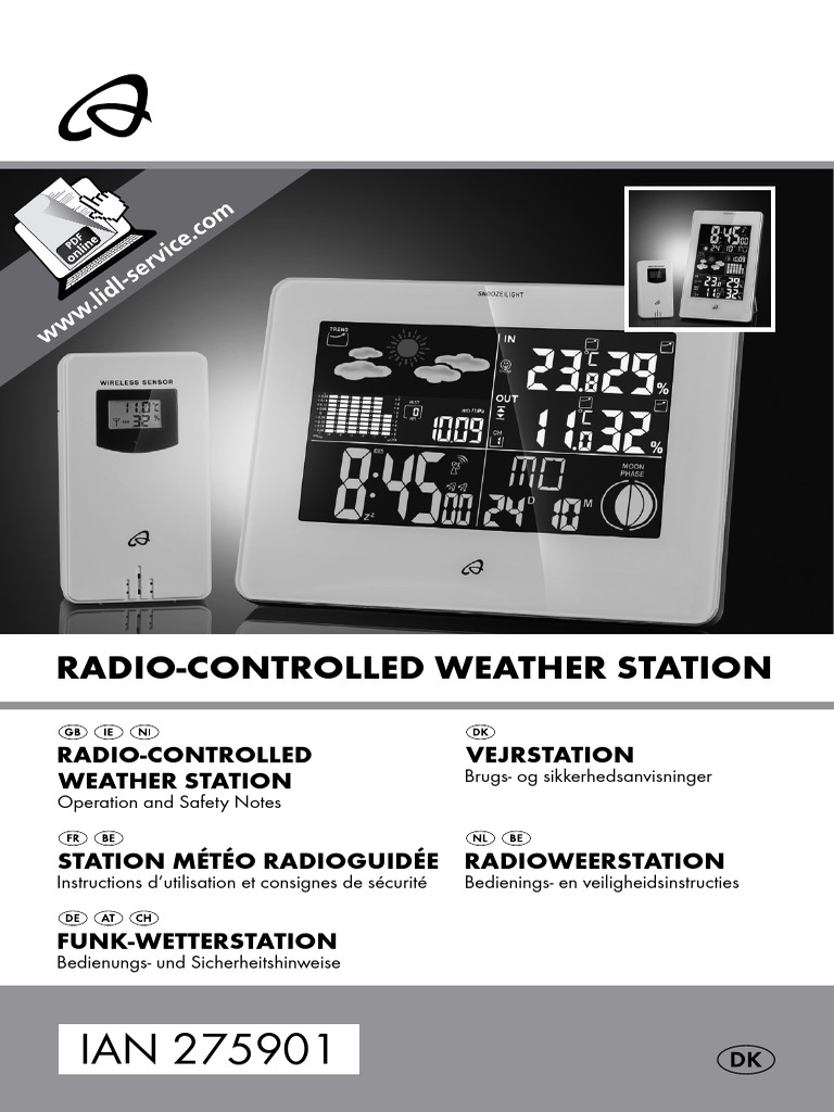 Weather Station User Guide | PDF | Mains Electricity | Humidity