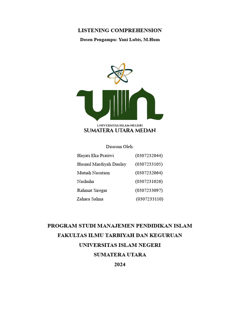 Listening Comprehension Pdf Reading Comprehension Language