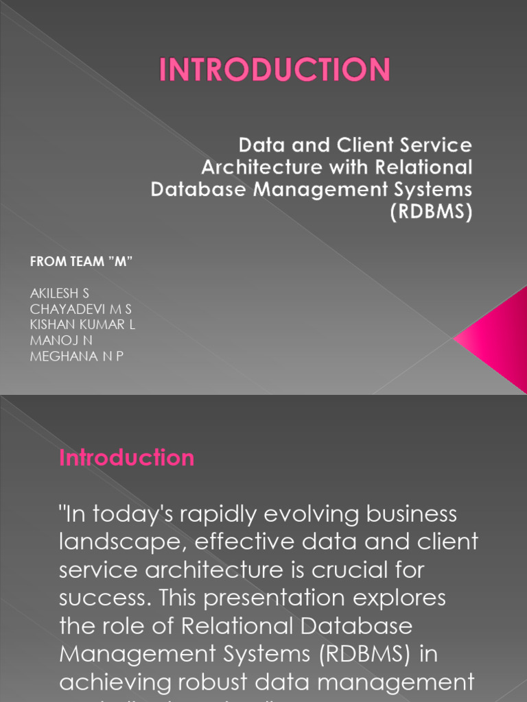 Introduction Mis | PDF | Databases | Relational Database