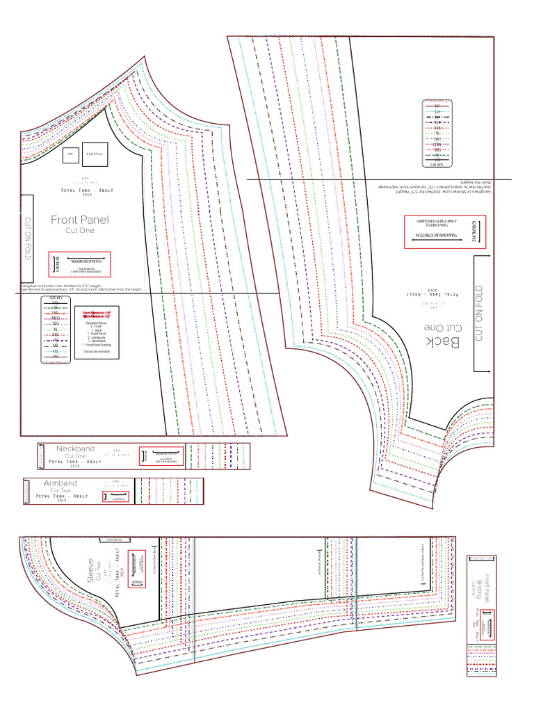 Petal - Top - Copy - Shop - A0 - Final - Sewing Pattern | PDF