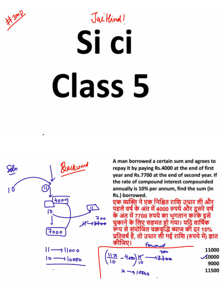 206) SI & CI Class-5 QA by @ImTgLoki | PDF