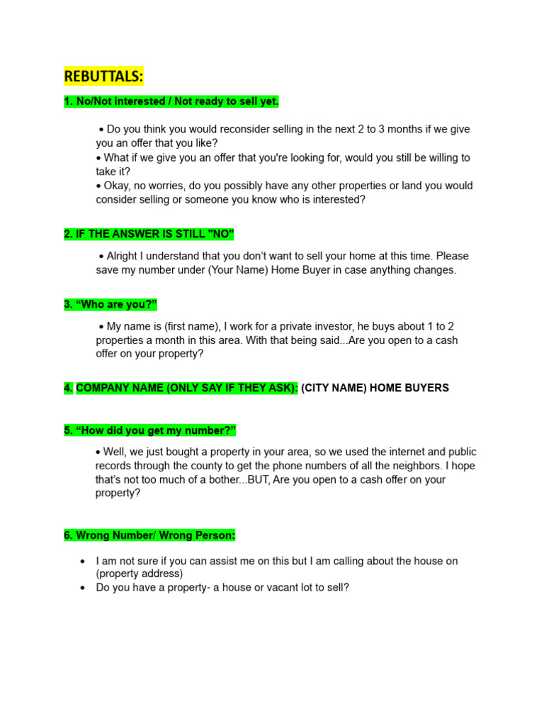 REBUTTALS | PDF | Law