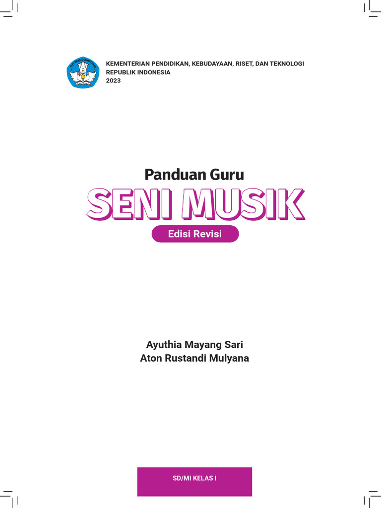 Panduan Guru Seni Musik Kelas I | PDF