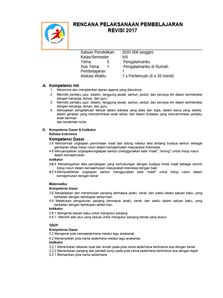 TEMA 5 PENGALAMANKU | PDF