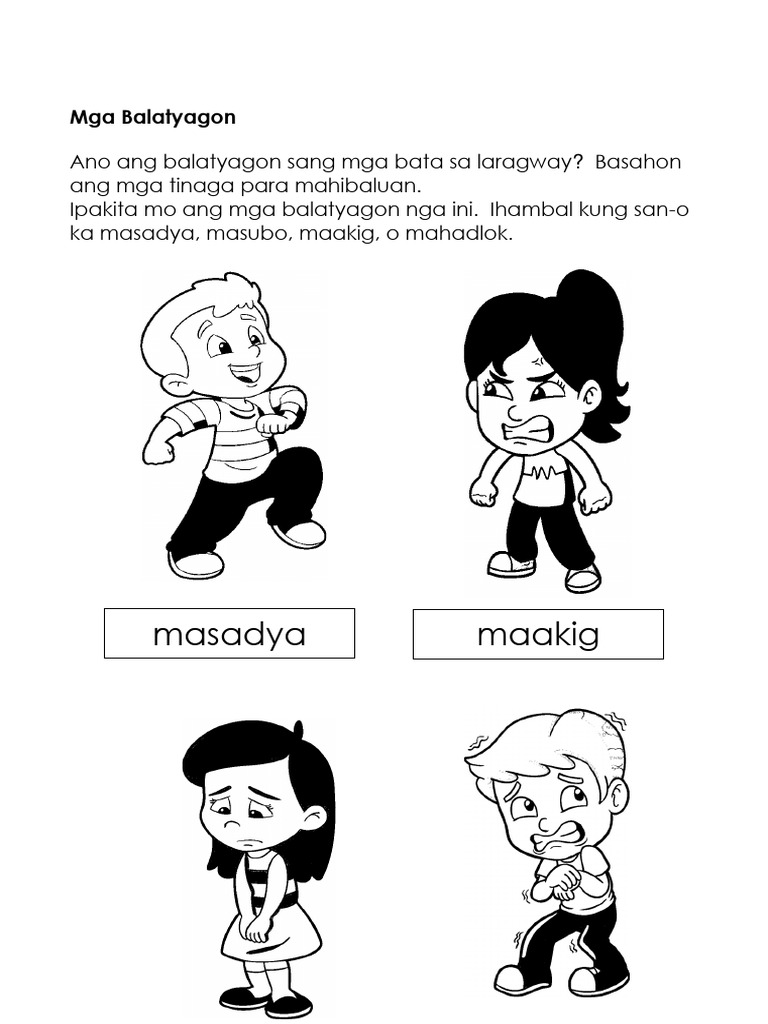 Worksheet KINDER Emotions | PDF