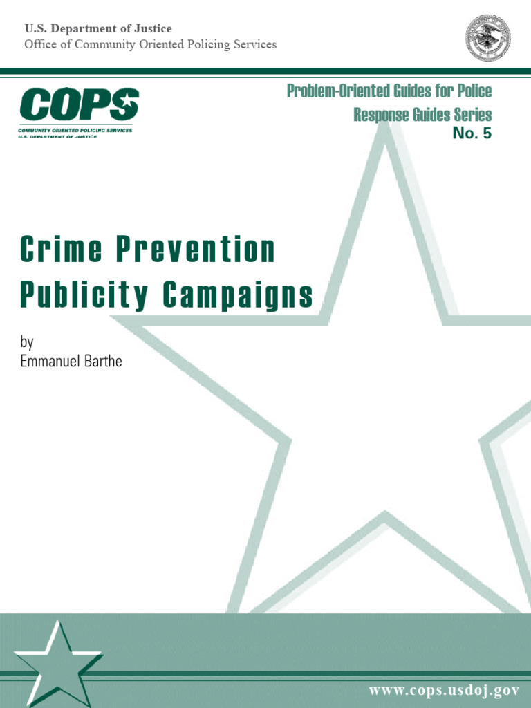 Police Crime Prevention Campaigns | PDF | Police | Crimes