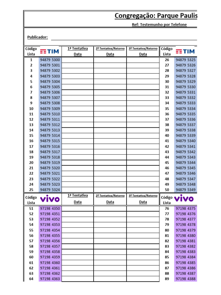Planilhas 15 à 18 | PDF