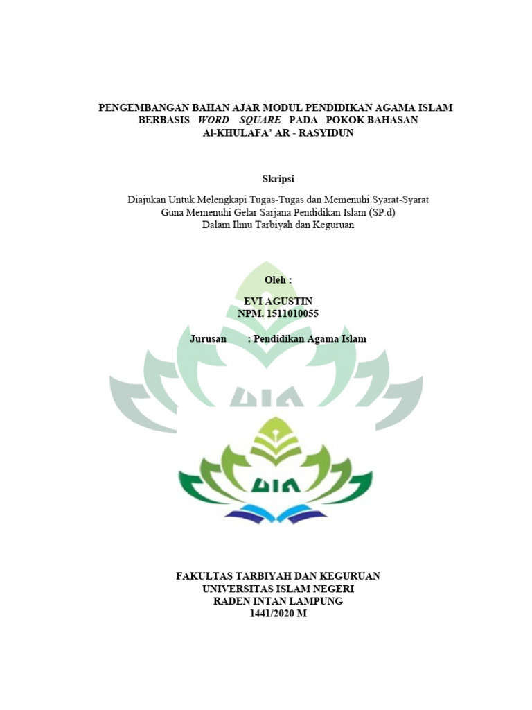 Awal - BAB II Dan Daftar Pustaka | PDF