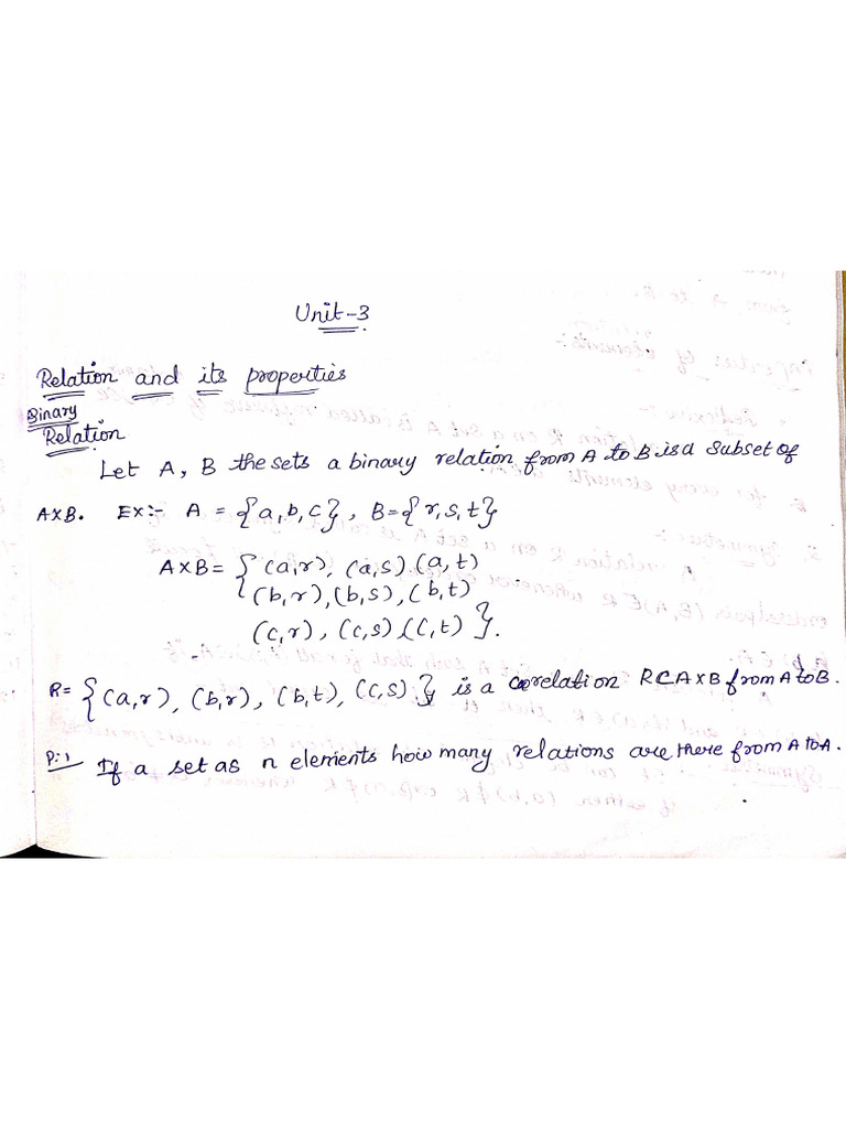 Unit 3 Discrete Maths | PDF