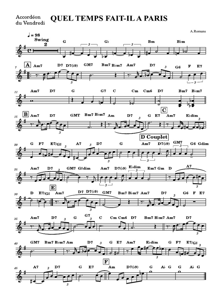 20 Quel Temps Fait-Il À Paris 07.06 22 | PDF