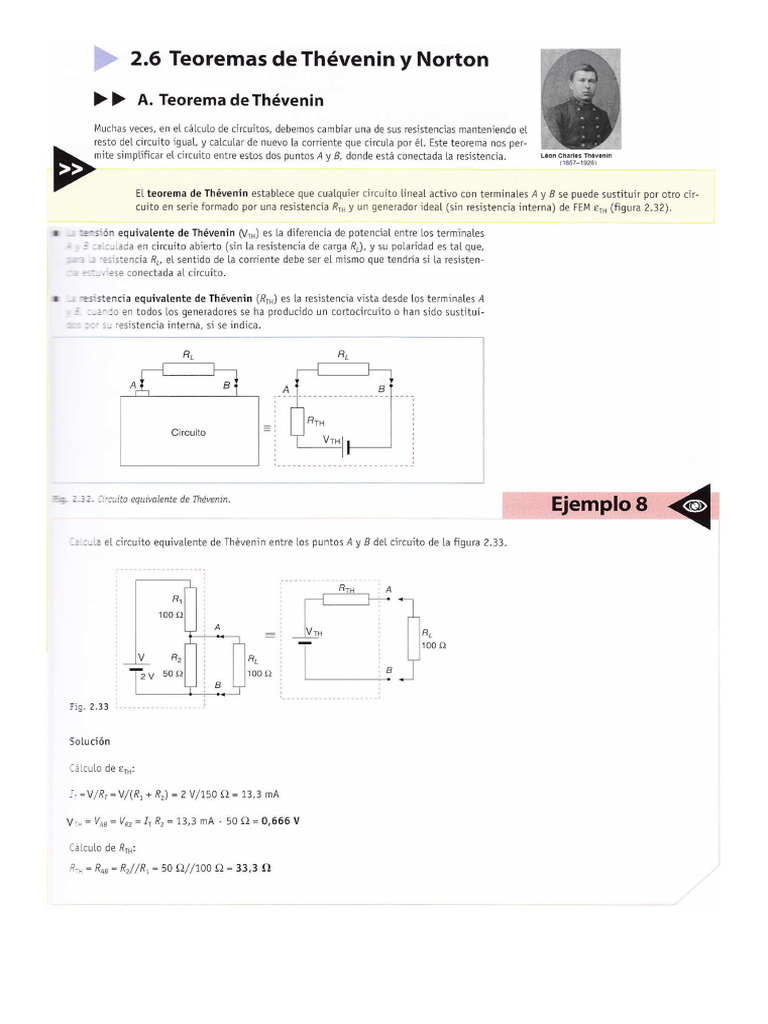 ELOB - Teorema de Thevenin | PDF