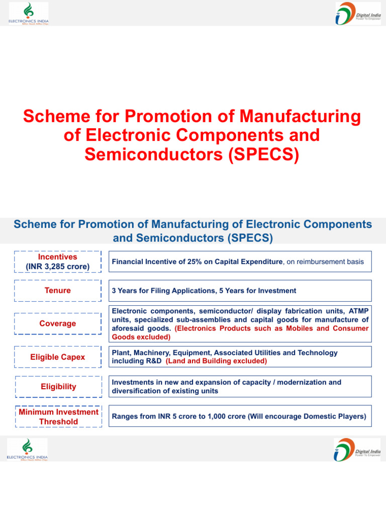 SPECS Guidelines Presentation 231229 114329 | PDF | Integrated Circuit | Electronics