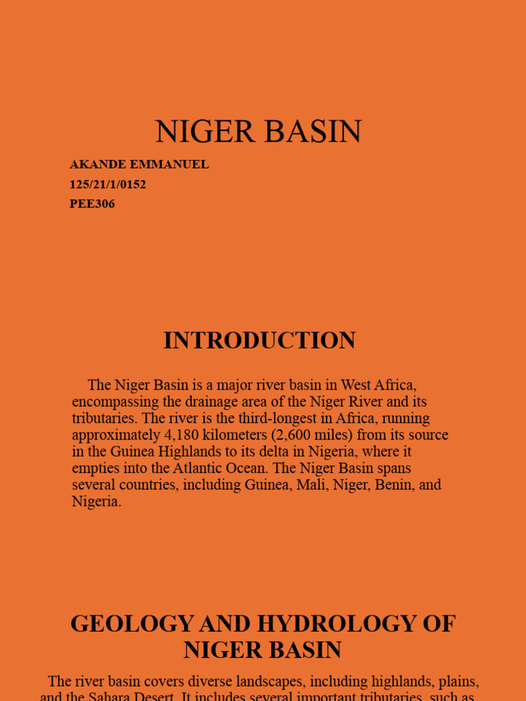 Niger Basin | PDF | Petroleum Reservoir | Petroleum