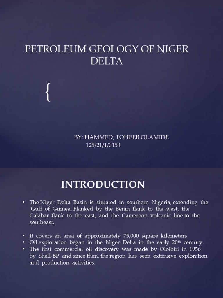 Petroleum Geology of Niger Delta | Download Free PDF | Petroleum ...