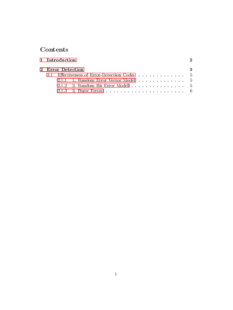 Errordetection Pdf Error Detection And Correction Computing 2799