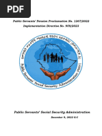 The Pensions (Public Service) Act, 2017 No. 24 | PDF