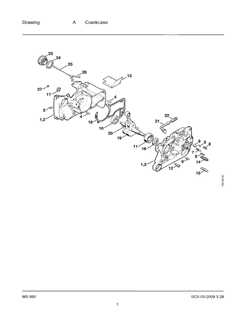 Stihl ms660 Parts Manual | PDF | Electrical Connector | Carburetor