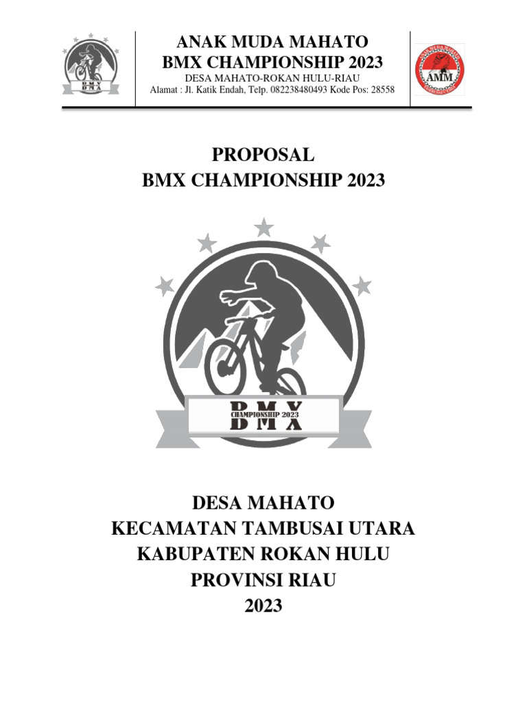 Proposal Balap Motor Cross | PDF