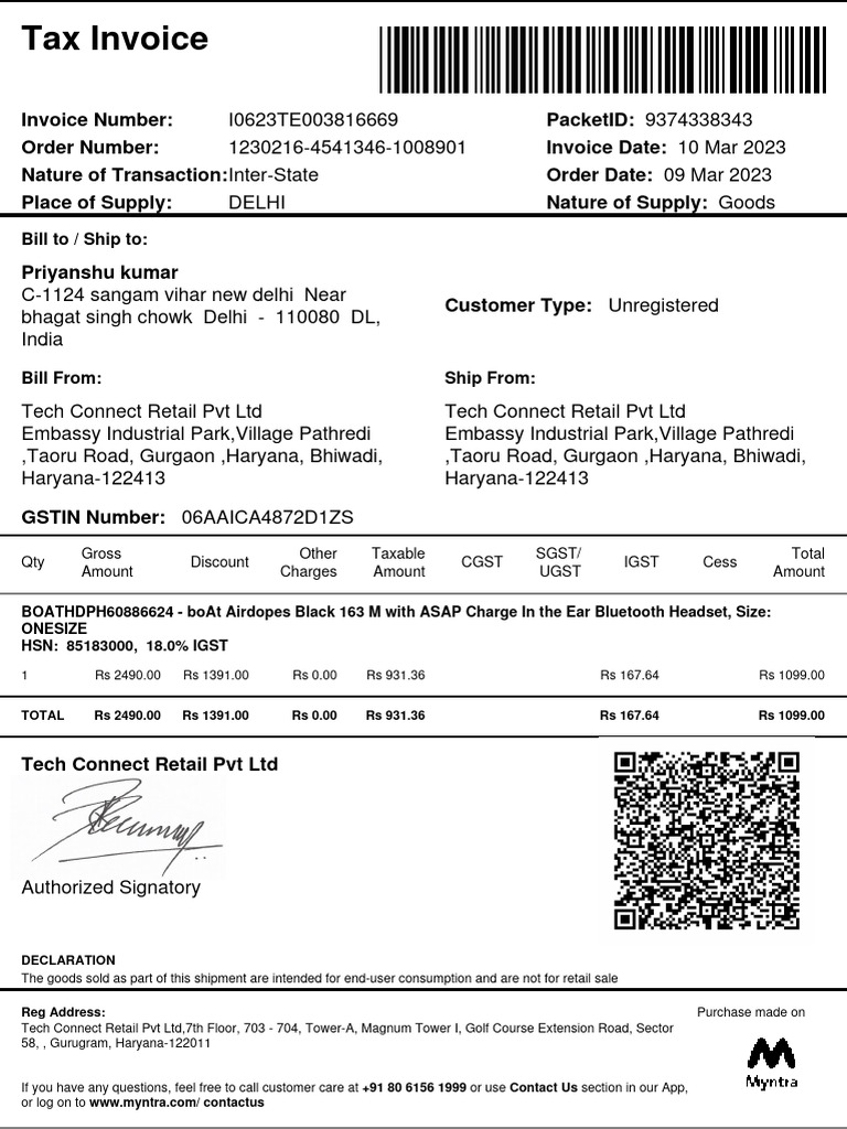 itemInvoiceDownload | Download Free PDF | Taxation | Payments