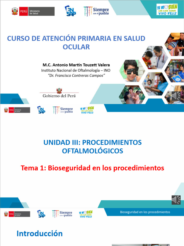Tema 1. Bioseguridad en los procedimientos | PDF | Especialidades Medicas