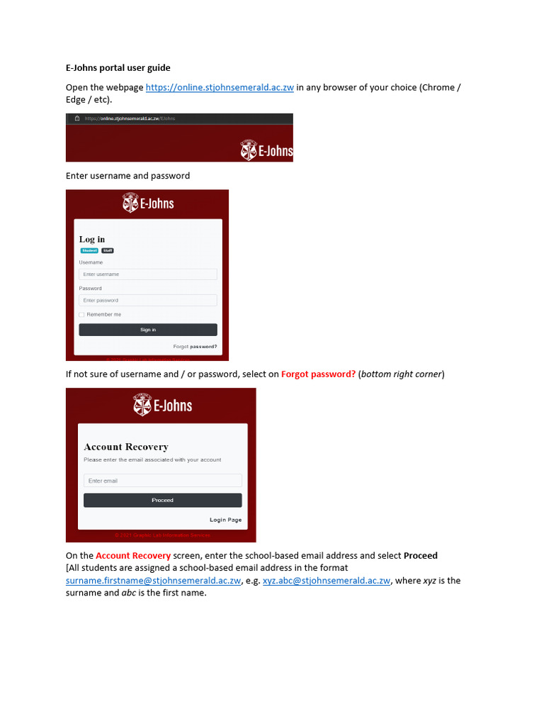 Accessing reports online (1) | Download Free PDF | Password | Login