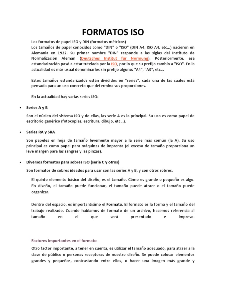 Formatos Iso, Ansi y Jis de Dibujo Industrial | PDF | Papel | Diseño de ...