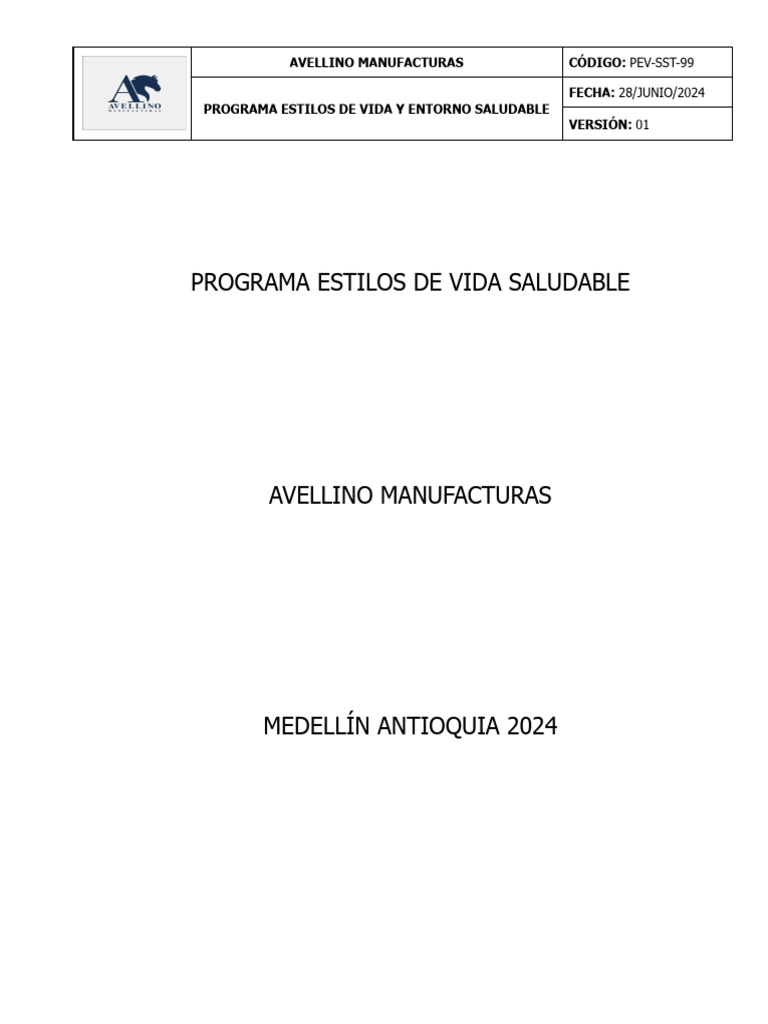 Programa Estilos de Vida Saludable | PDF | Enfermedades cardiovasculares | Lipoproteína