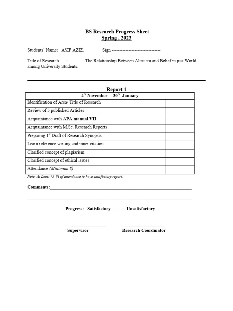 Altruism Research Progress Report 2023 | PDF | Science