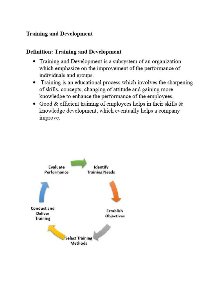 Human Resource Training and Development | PDF | Employment | Turnover ...