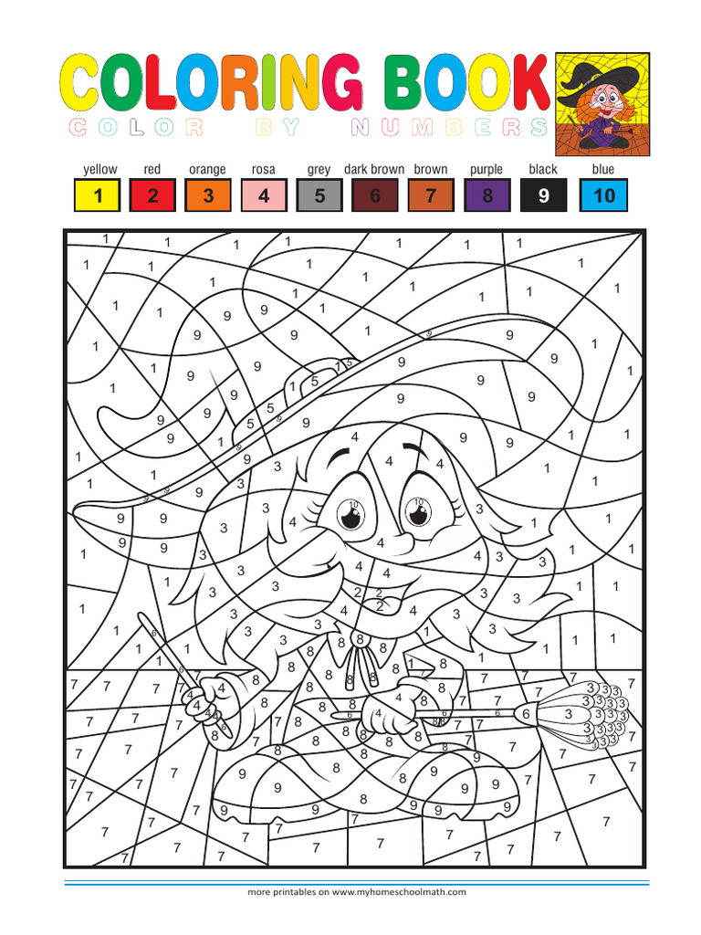 Colouring Numbers 7 | PDF | Color