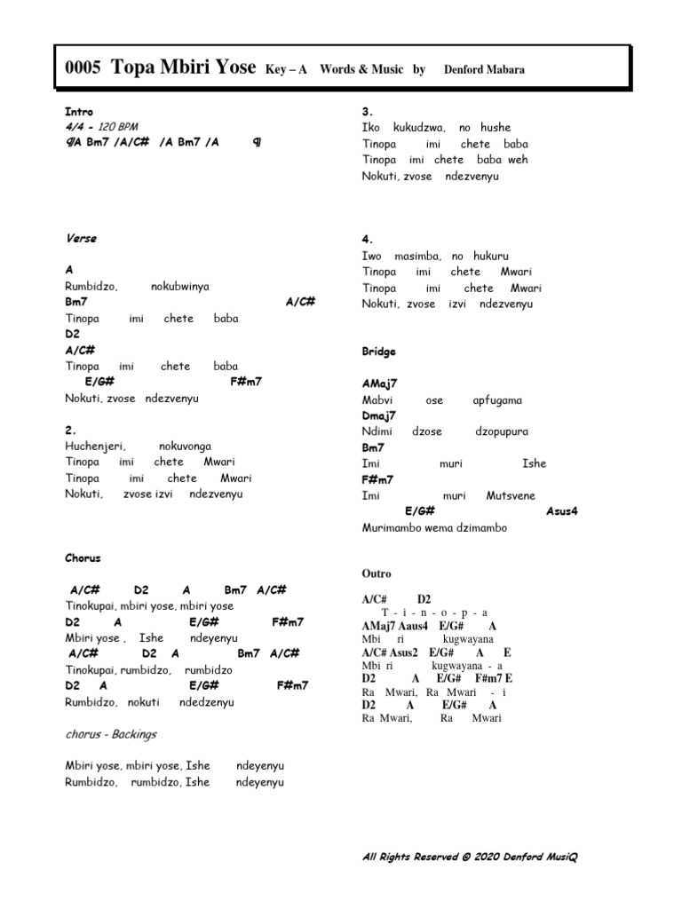 5.topa Mbiri Yose | PDF