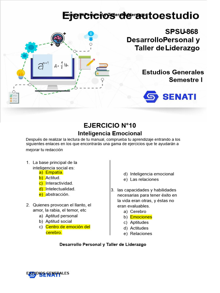 Jhon | PDF | Inteligencia emocional | Las emociones