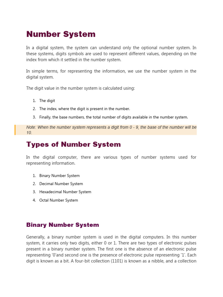Number System CLASS 10 | PDF | Decimal | Notation
