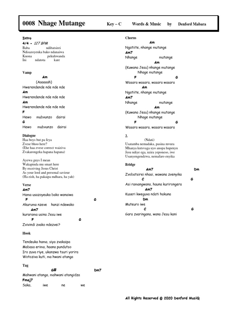 8.nhange Mutange | PDF