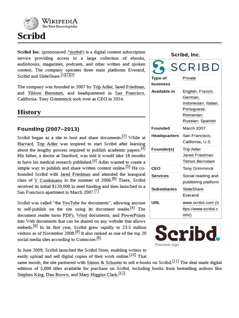 Scribd 1 | PDF | Scribd
